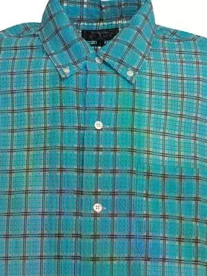 BEAMS Check-pattern Button-down Shirt