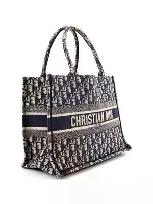 Dior Book Oblique Canvas Medium Tote Bag