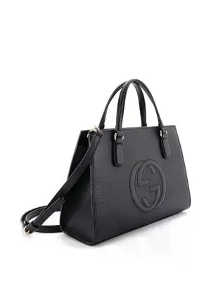 Gucci Soho Convertible Top Handle Leather Medium Satchel