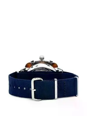 BRISTON Clubmaster Regatta 42mm Chronograph Watch - Brown