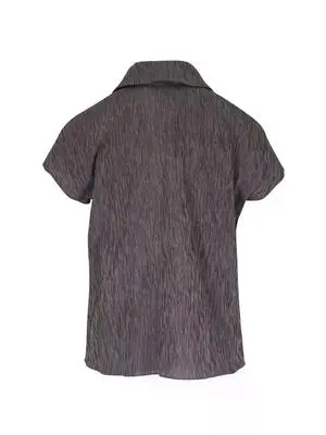 PETER COHEN Striped Short-sleeve Blouse
