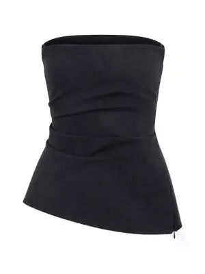 JBQ Strapless Gathered Top