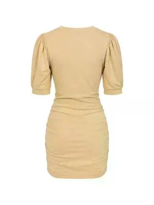 Isabel Marant Étoile Draped Puff-sleeve Mini Dress