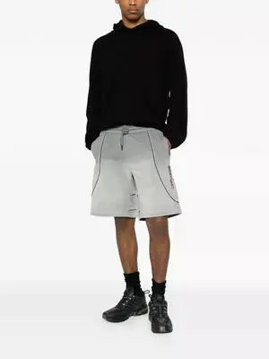 Off-White Logo-print Piped Shorts