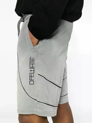 Off-White Logo-print Piped Shorts