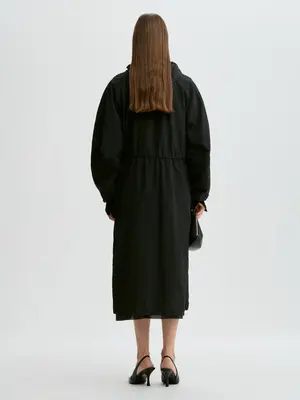 BY MALENE BIRGER Arlette Maxi Raincoat - Black