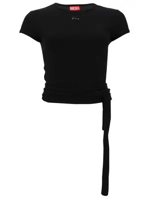 DIESEL® T-shirt A Costine Con Lacci