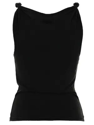 DIESEL® Tank Top With Twisted Straps - Black