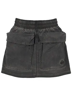 DIESEL® Nylon Mini Skirt With Maxi Pockets