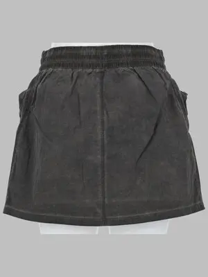 DIESEL® Nylon Mini Skirt With Maxi Pockets