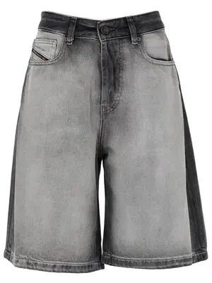 DIESEL® Skeleton Denim Shorts - Grey