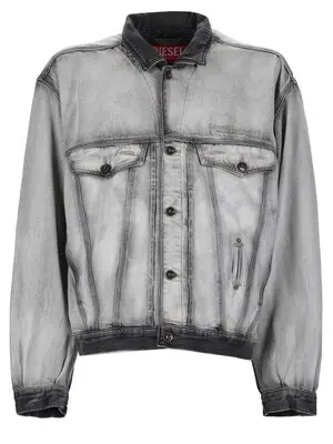 DIESEL® D-denver-fsi Denim Jacket - Grey