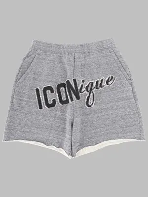 Dsquared2 Iconique" Logo Shorts - Grey