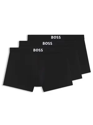 BOSS 3-pack Boxer Con Logo - Black