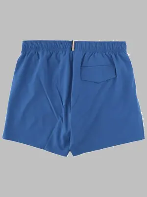 BOSS Swim Shorts With Logo - Blue