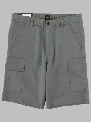 BOSS Sisla" Cargo Shorts - Grey