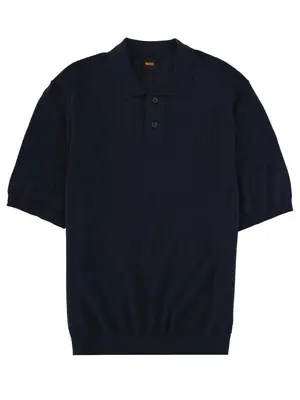 BOSS Polo "asac" In Cotone - Blue