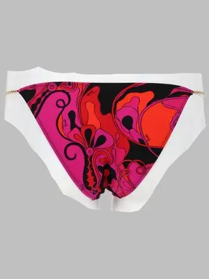Emilio Pucci Slip Bikini With Chain Detail - Fuchsia