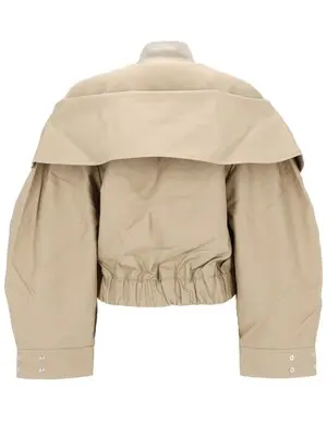 GANNI Bomber Jacket - Beige