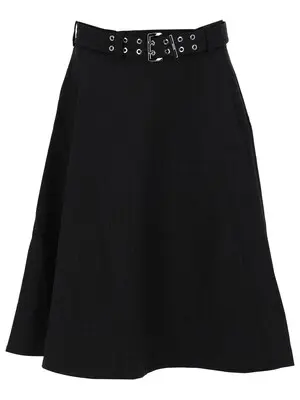 GANNI Belted Wrap Skirt