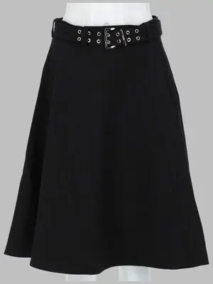 GANNI Belted Wrap Skirt