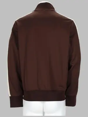 Palm Angels Felpa Con Zip E Logo