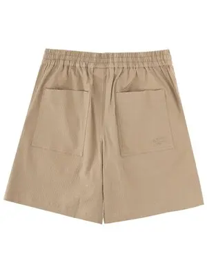 Maison Kitsuné Cotton Shorts - Beige