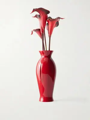 Cult Gaia Florence Acrylic Clutch - Red