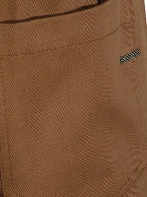 Brunello Cucinelli Cotton Twill Trousers With Monili Detail