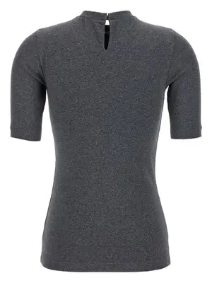 Brunello Cucinelli Ribbed Cotton Crewneck Sweater