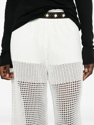 IRO PARIS Crochet Knit Midi Skirt