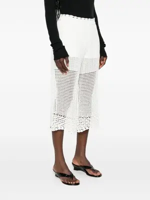 IRO PARIS Crochet Knit Midi Skirt