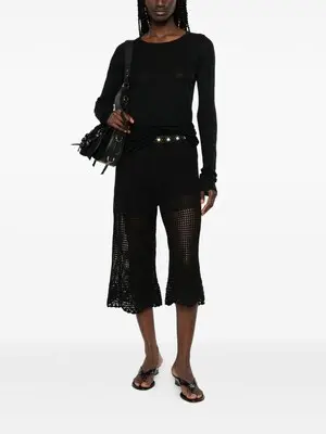 IRO PARIS Lirysse Crochet Knit Trousers