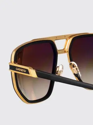 Carrera Eyewear Rectangular Metal Aviator Sunglasses With Double Bridge - Black