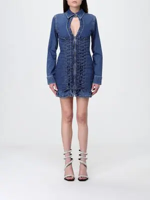 Liu Jo Lace-up Mini Dress