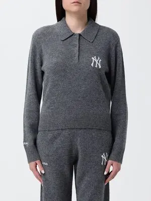 SPORTY & RICH New York Yankees" Logo Polo Shirt