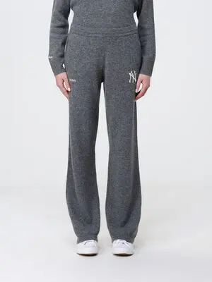 SPORTY & RICH Cashmere Knit Flared Trousers - Grey