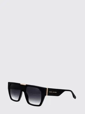 Marc Jacobs Marc Jacobs Aviator Sunglasses With Rectangular Frame Black 1