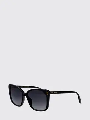Marc Jacobs Acetate Cat Eye Sunglasses With Double J Logo - Black