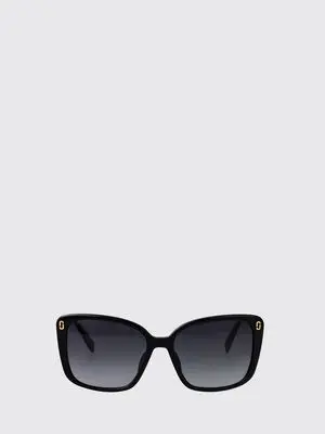 Marc Jacobs Acetate Cat Eye Sunglasses With Double J Logo - Black