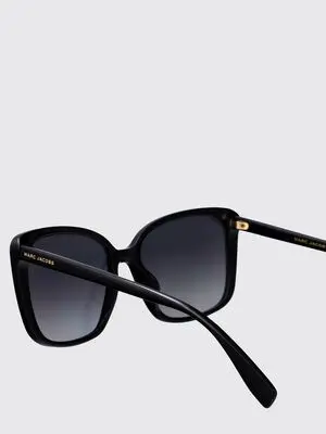 Marc Jacobs Acetate Cat Eye Sunglasses With Double J Logo - Black