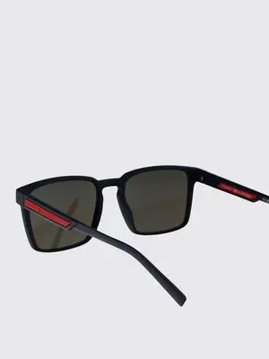 Tommy Hilfiger Rectangular Acetate Sunglasses With Contrasting Logo - Blue