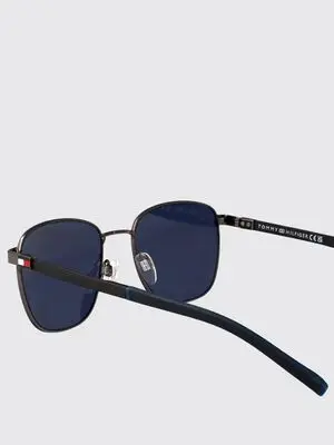 Tommy Hilfiger Aviator Metal Sunglasses With Enameled Logo