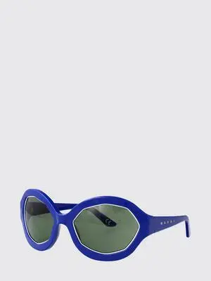 Marni Acetate Shield Sunglasses - Blue