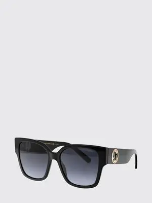 Marc Jacobs Acetate Cat Eye Sunglasses With Double J Logo - Black