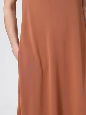 Max Mara Long Off-the-shoulder Tunic In Viscose Jersey - Rust