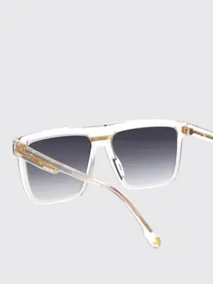 Carrera Eyewear Rectangular Aviator Sunglasses In Acetate With Amber-tinted Lenses - Transparent