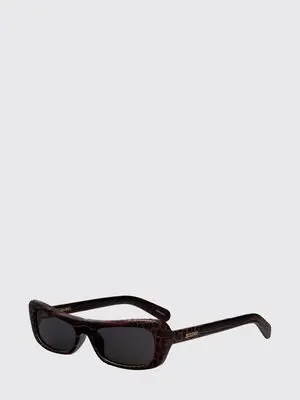 Jacquemus Animal Print Acetate Sunglasses - Brown