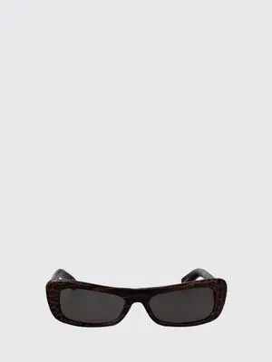Jacquemus Animal Print Acetate Sunglasses - Brown