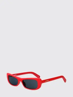 Jacquemus Rectangular Aviator Cat-eye Acetate Sunglasses - Red